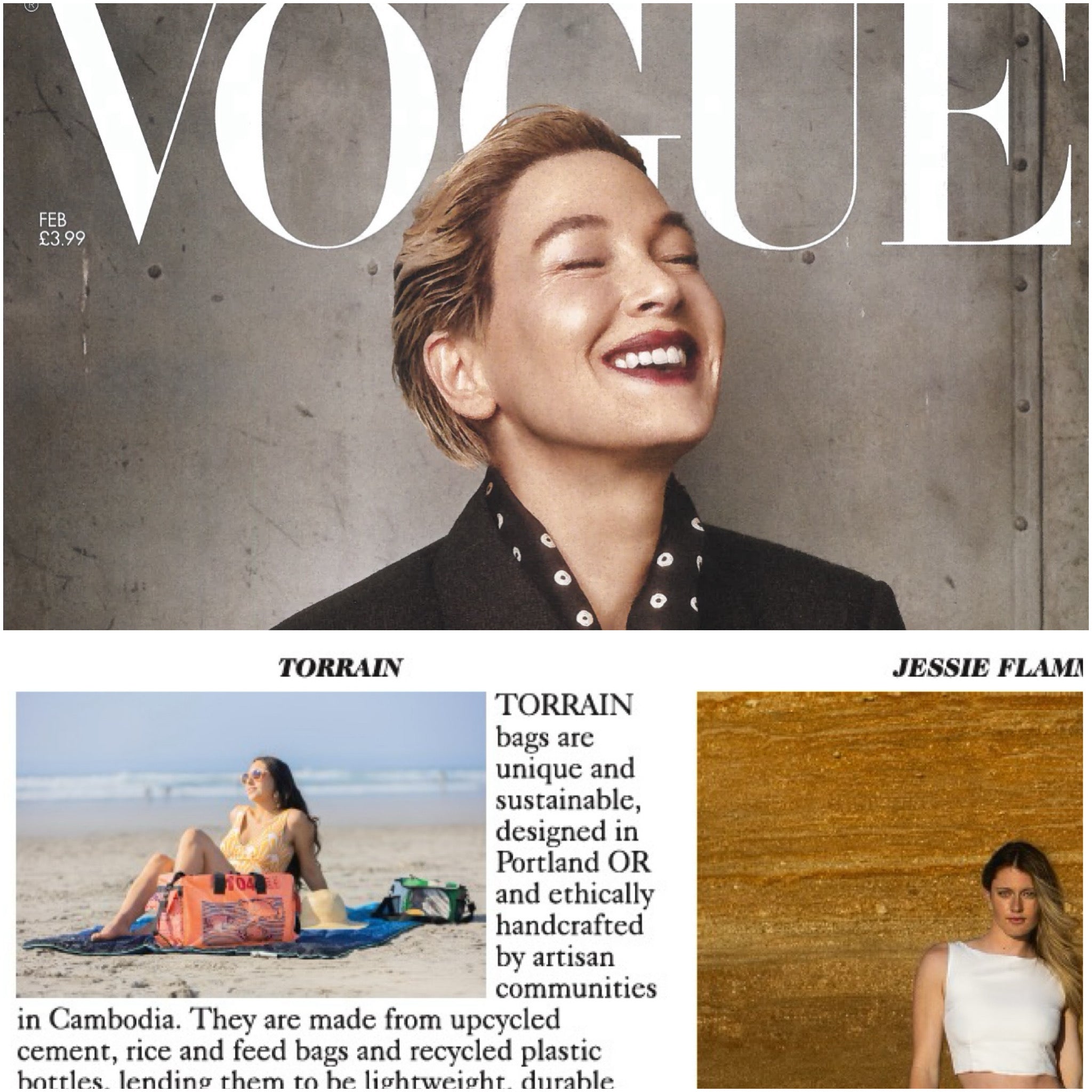 TORRAIN Featured in British Vogue!